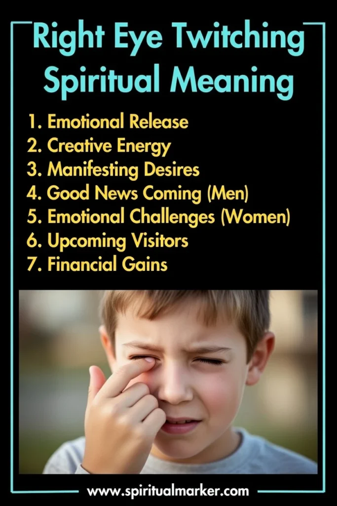 Right Eye Twitching Superstitions and Spiritual Meanings | Spiritual Marker
